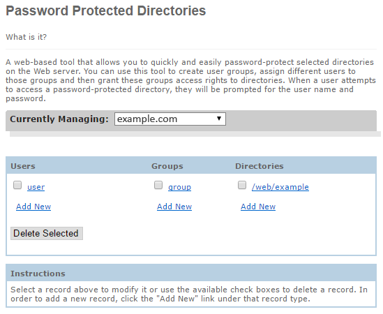 Password Protected Directory (PPD) – Spectrum Business Web Hosting